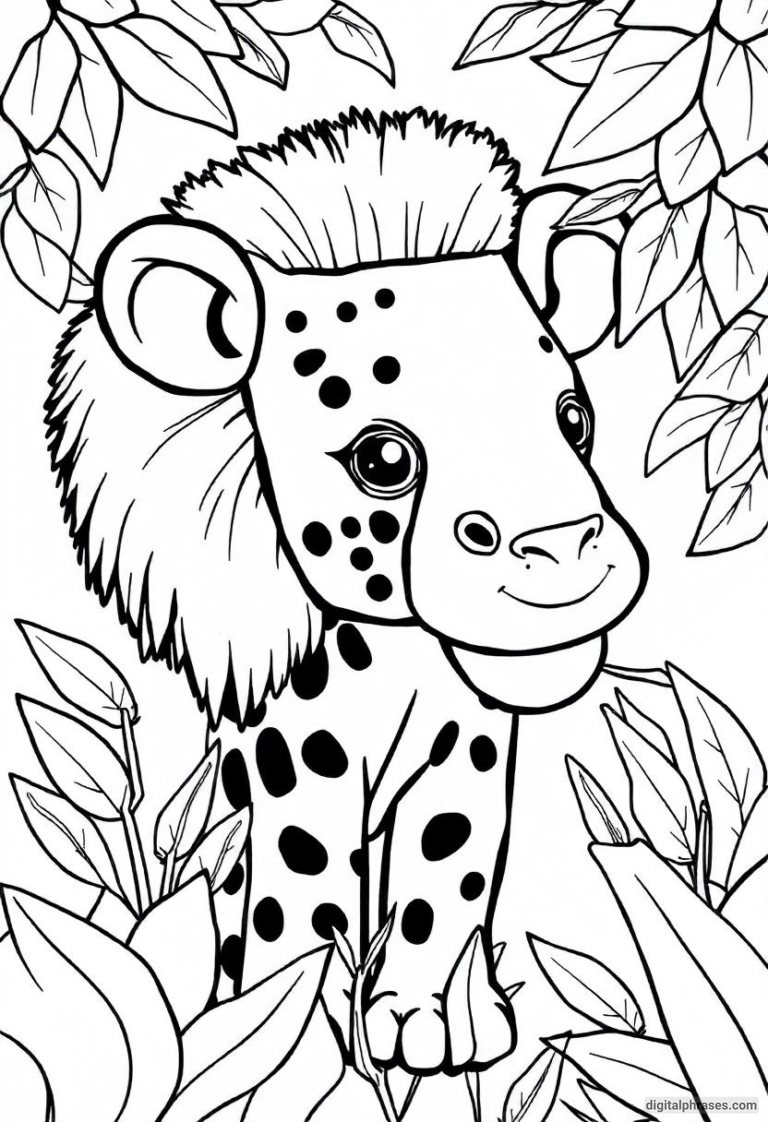 24 Zoo Animal Coloring Pages