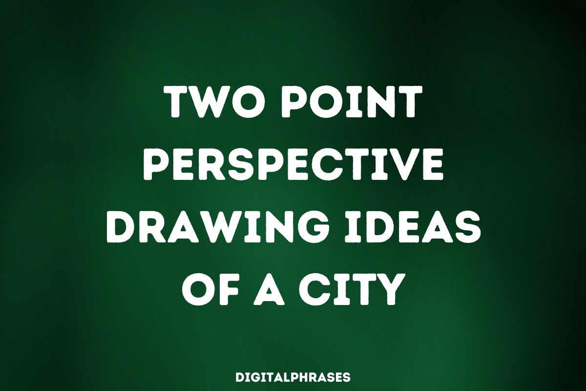23 Two Point Perspective Drawing Ideas of Objects
