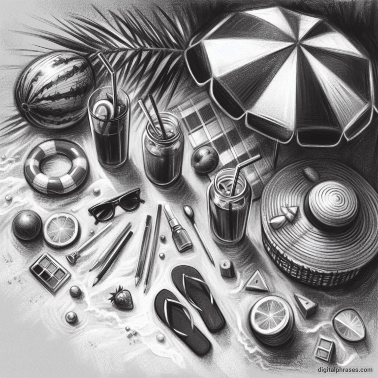 30 Cute, Simple and Cool Summer Drawings