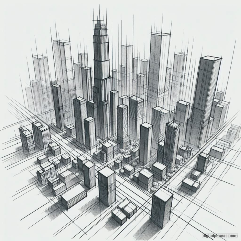 21 Two Point Perspective Drawing Ideas of a City