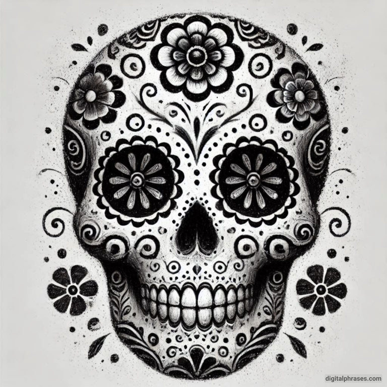 50 Sugar Skull Drawing Ideas (Easy, Simple, Kid-Friendly, Female and ...