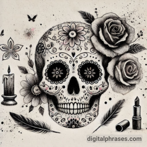 50 Sugar Skull Drawing Ideas (Easy, Simple, Kid-Friendly, Female and ...