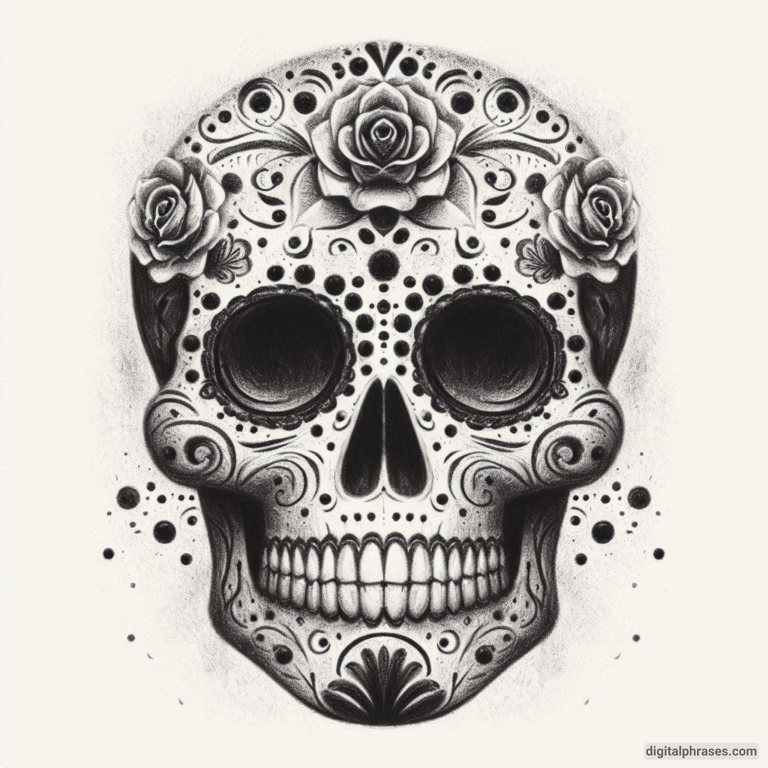 50 Sugar Skull Drawing Ideas (Easy, Simple, Kid-Friendly, Female and ...