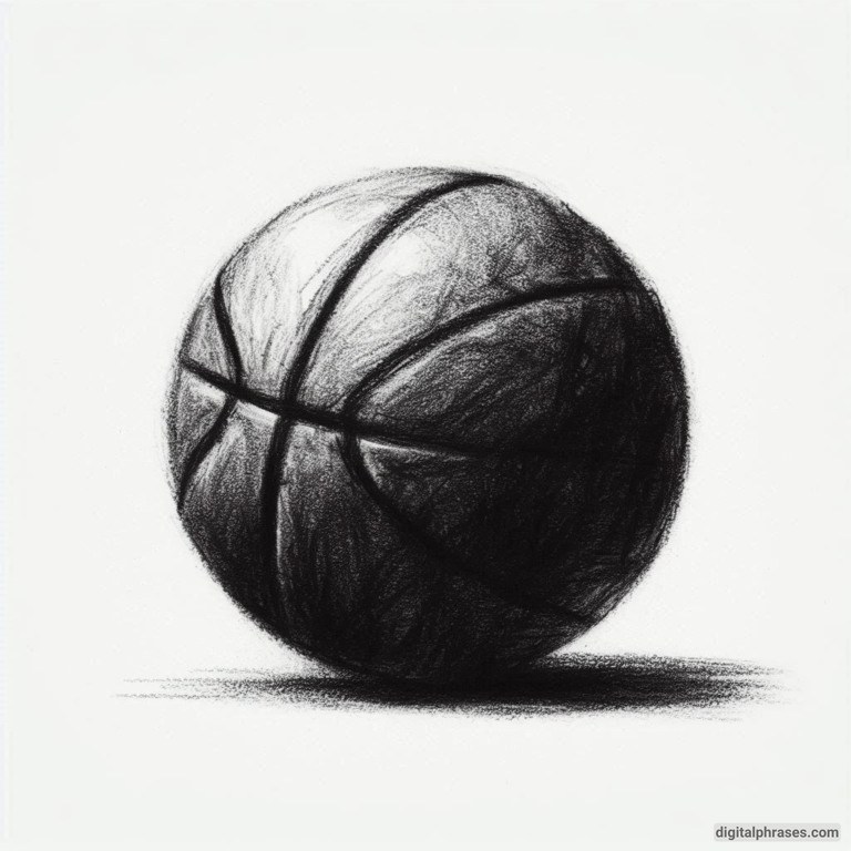 80 Basketball Drawing Ideas (Easy, Realistic, Cartoon, Color and More)
