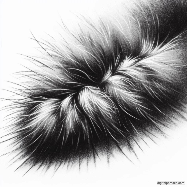 36 Fur Texture Drawing Ideas (Includes Animal Fur and Artificial Fur)