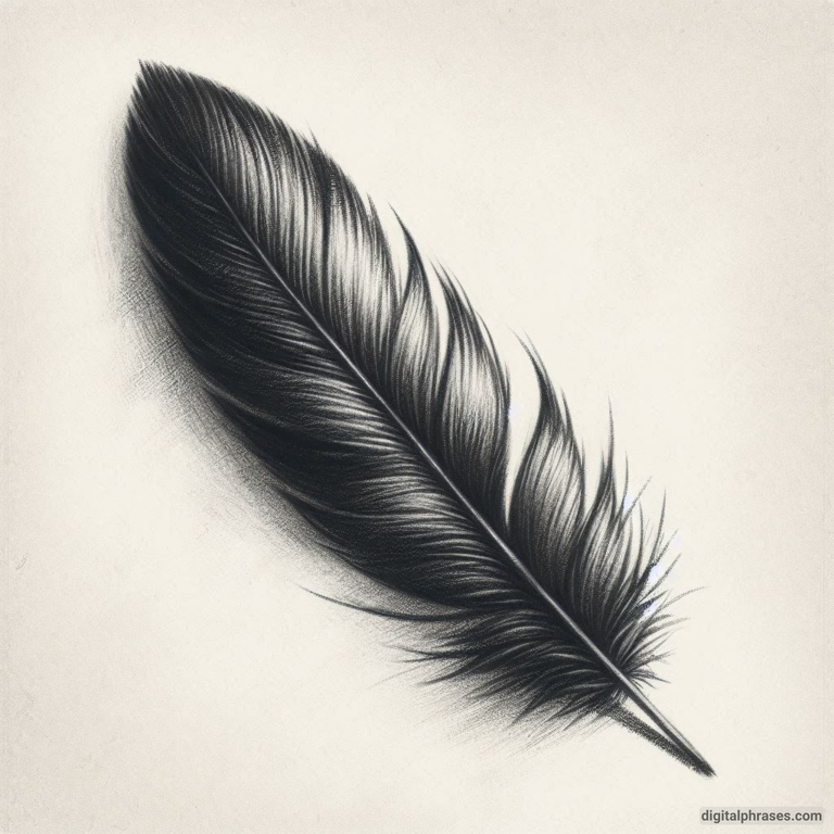 48 Feather Texture Drawing Ideas