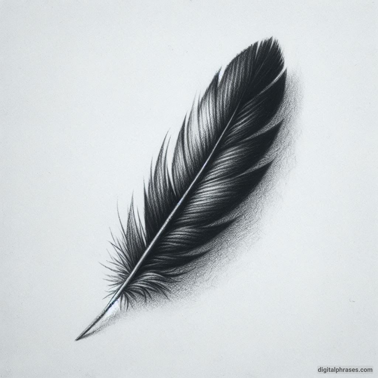 48 Feather Texture Drawing Ideas
