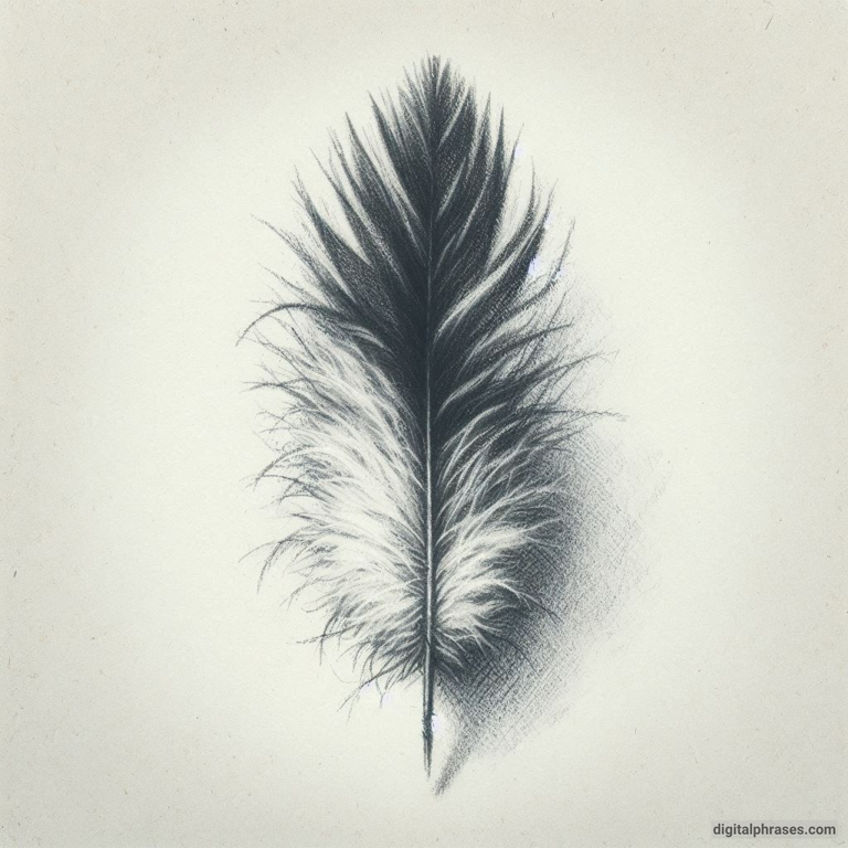 48 Feather Texture Drawing Ideas