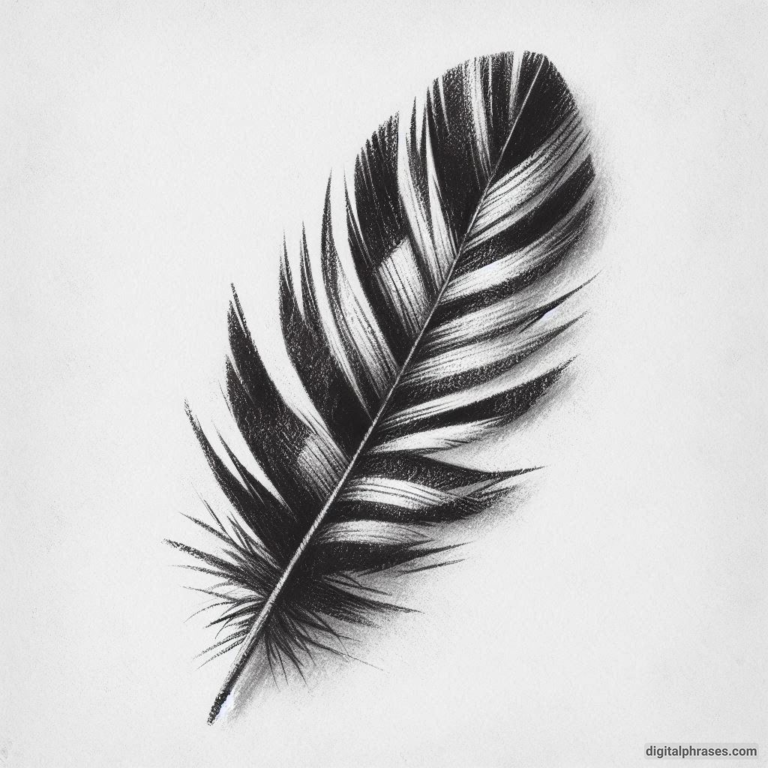 48 Feather Texture Drawing Ideas