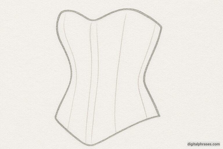 How To Draw a Corset