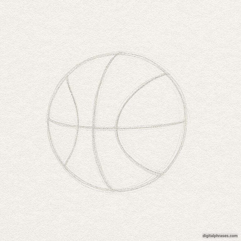 How To Draw a Basketball