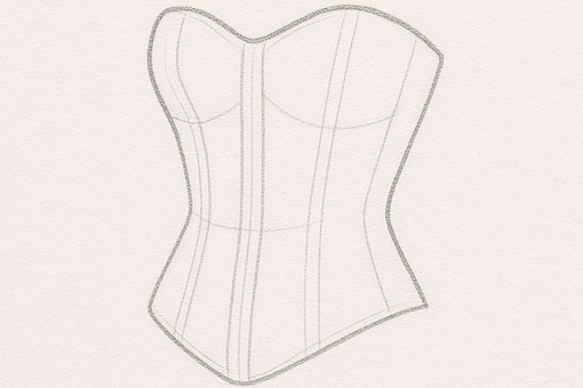 How To Draw a Corset