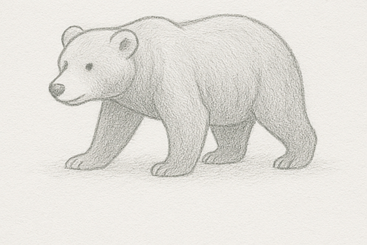 How To Draw a Bear