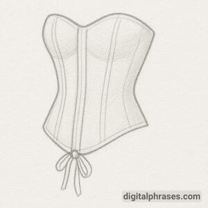 How To Draw a Corset