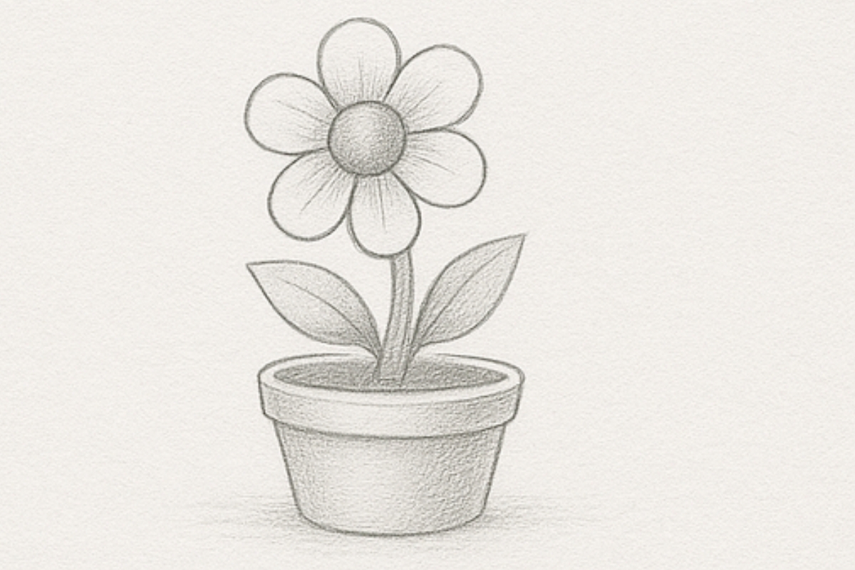 How To Draw a Flower