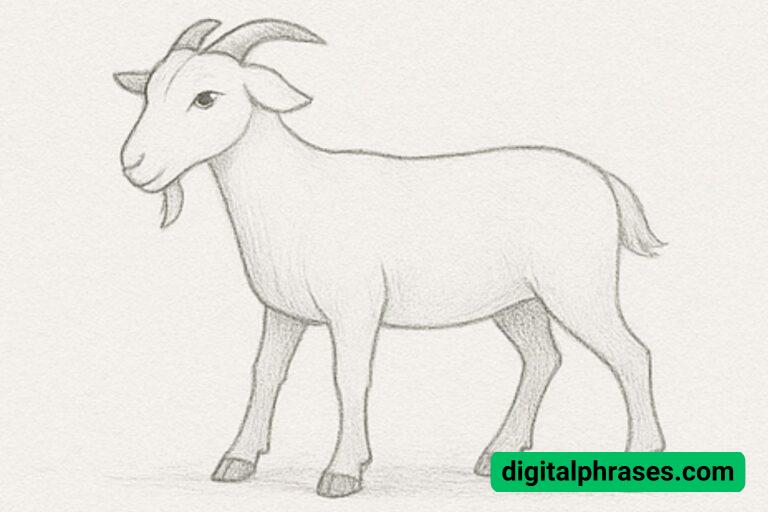 How To Draw a Goat