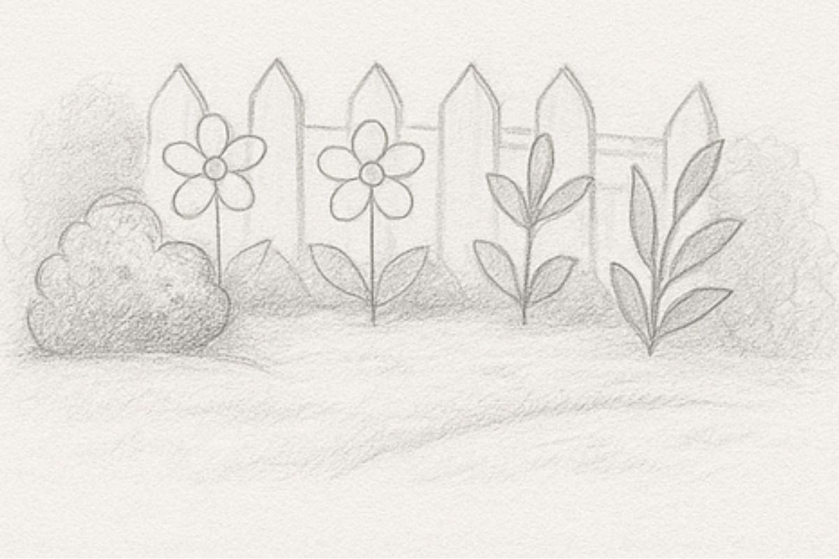 How To Draw a Garden