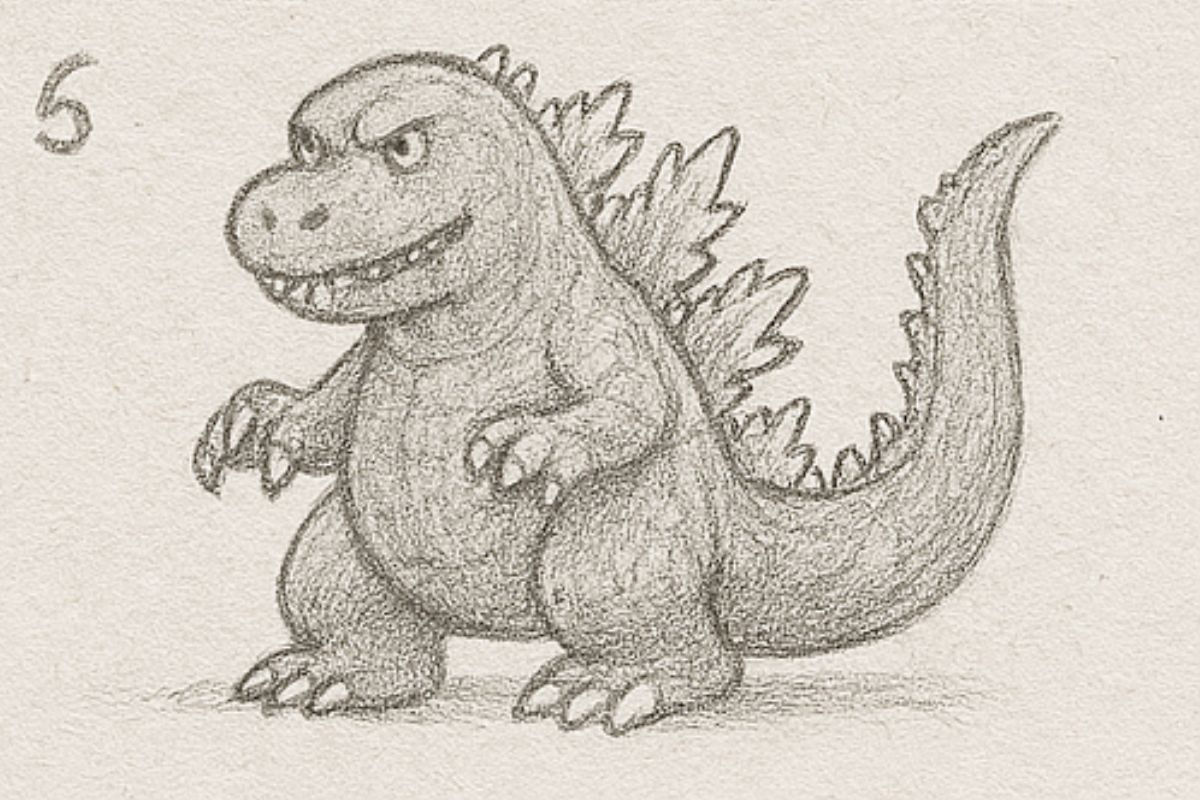 How To Draw a Godzilla