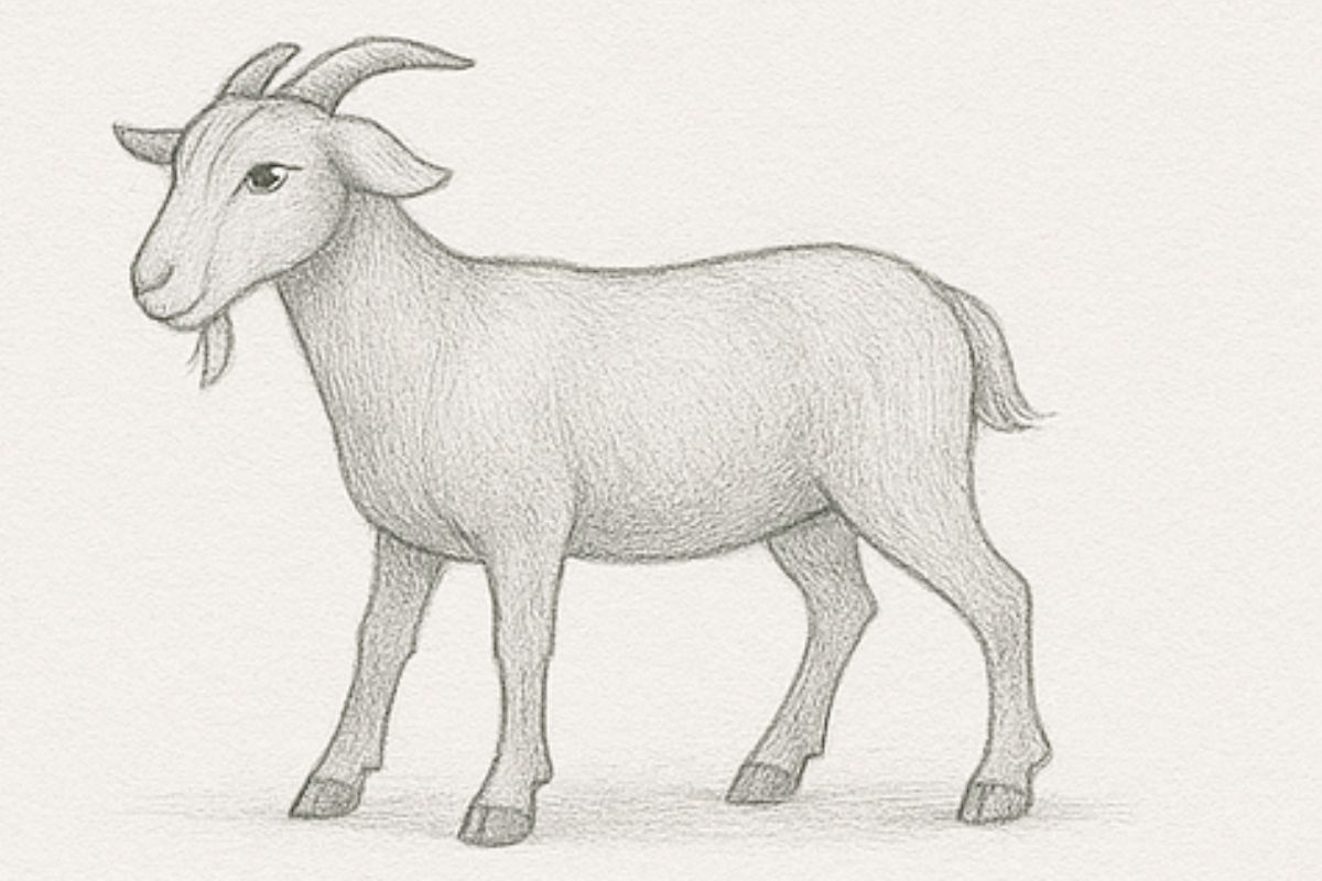 How To Draw a Goat