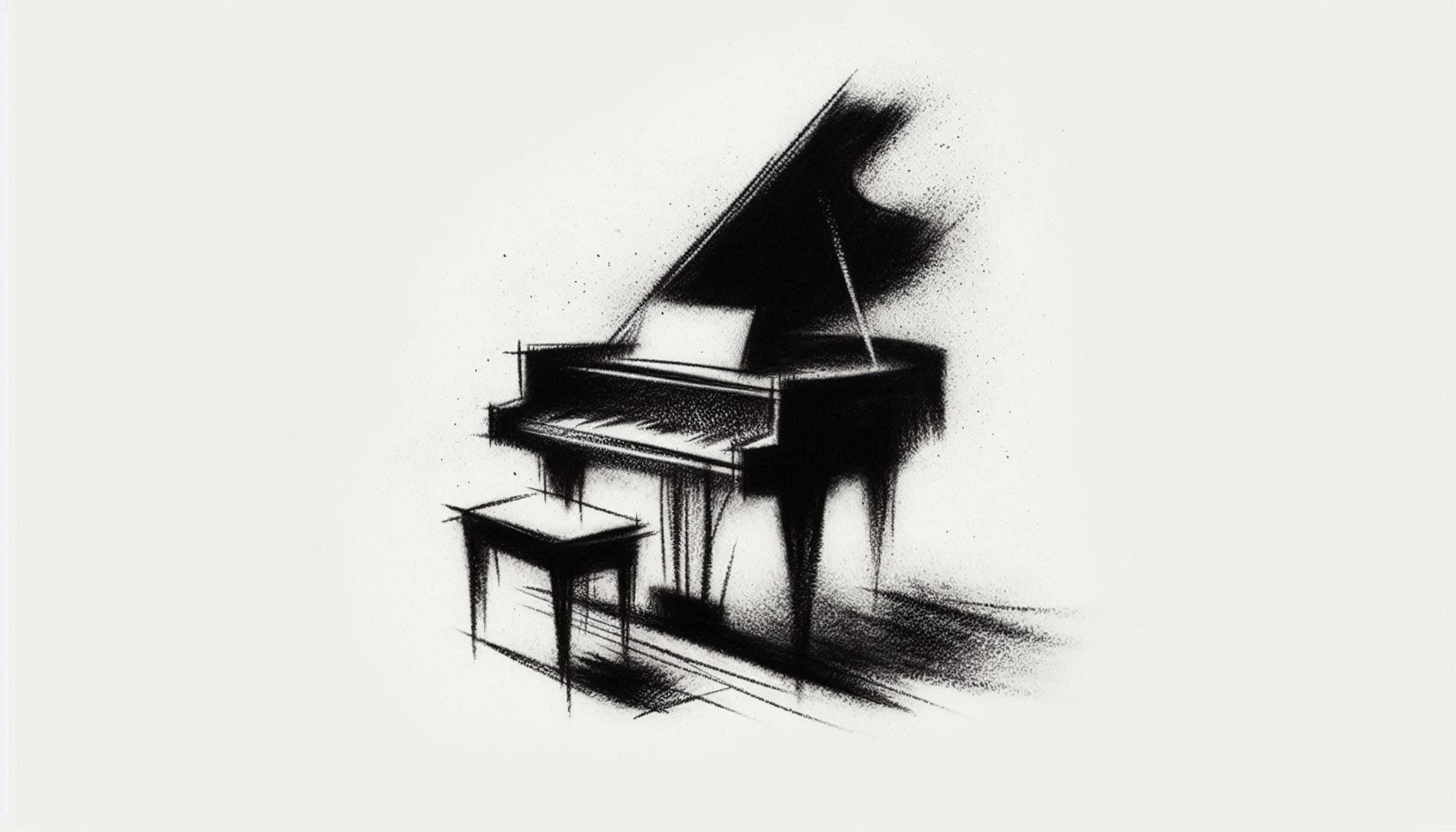 21 Piano Drawing Ideas
