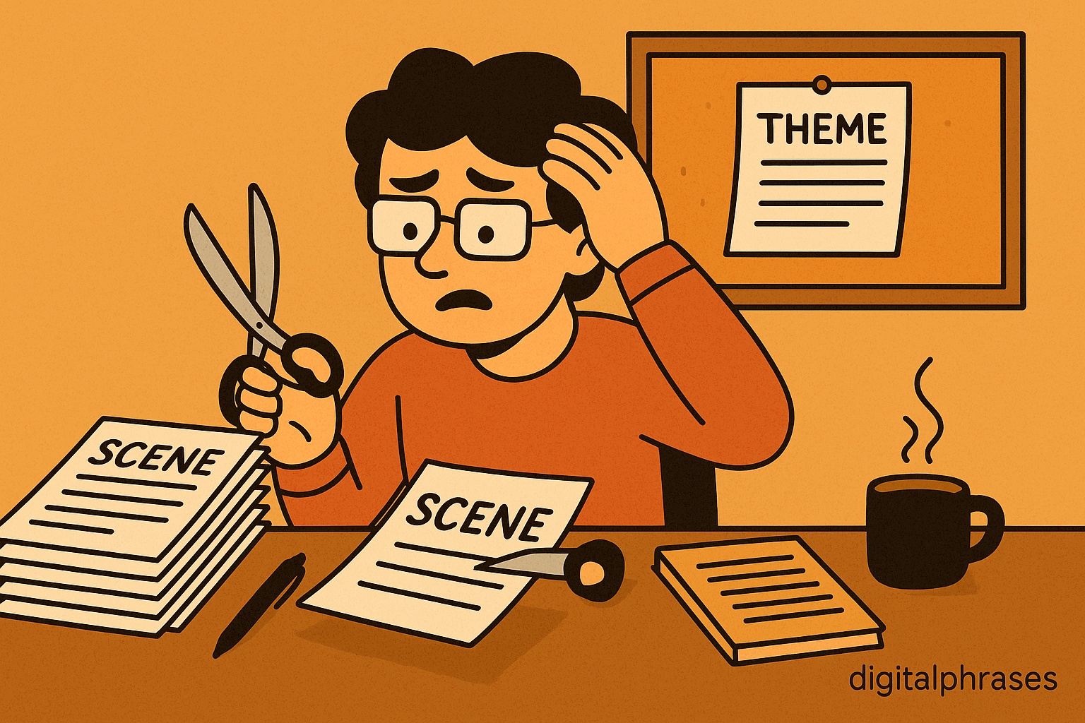 Tips on Cutting Scenes That Don’t Support Your Story’s Theme