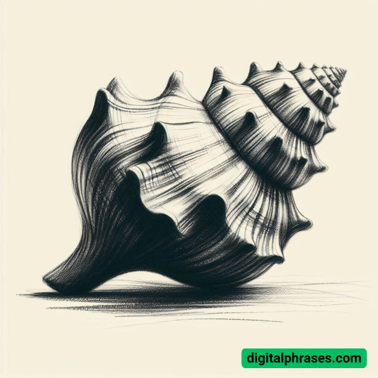 30 Sea Shell Drawing Ideas (Simple, Easy, Cartoon and With Pearl)