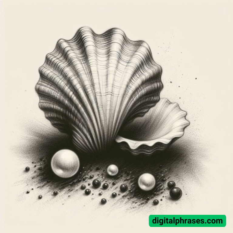 30 Sea Shell Drawing Ideas (Simple, Easy, Cartoon and With Pearl)