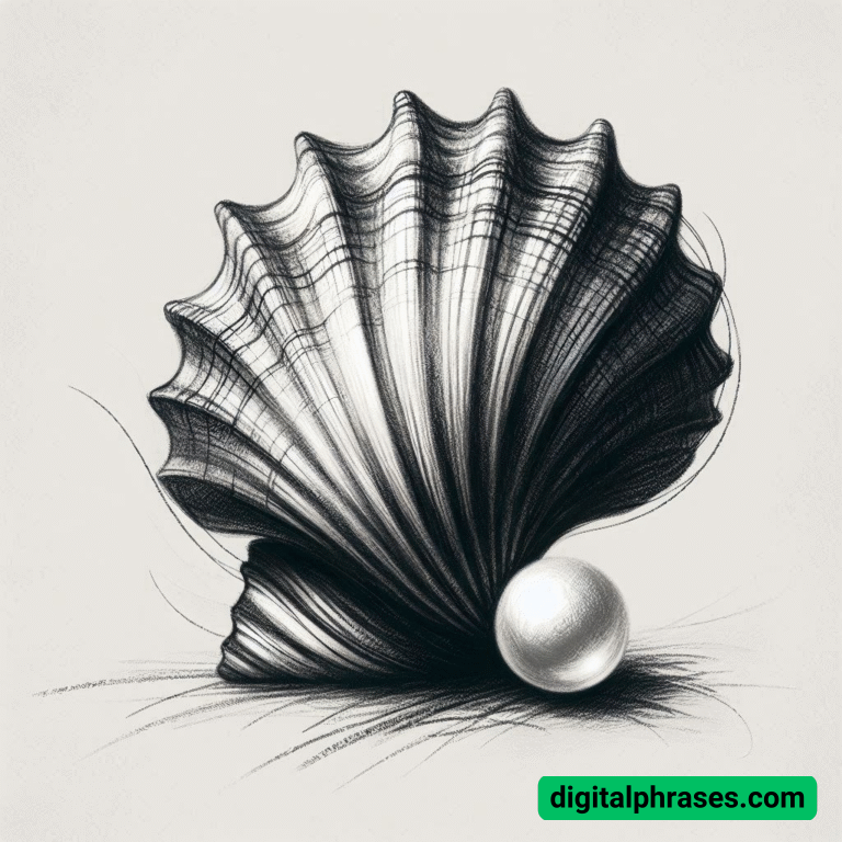 30 Sea Shell Drawing Ideas (Simple, Easy, Cartoon and With Pearl)