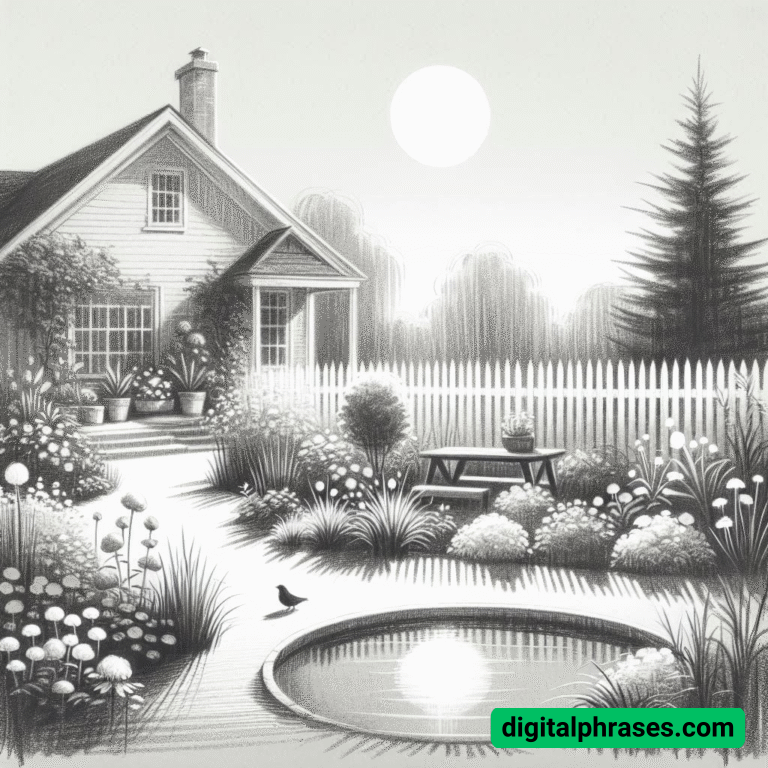 25 Garden Drawing Ideas