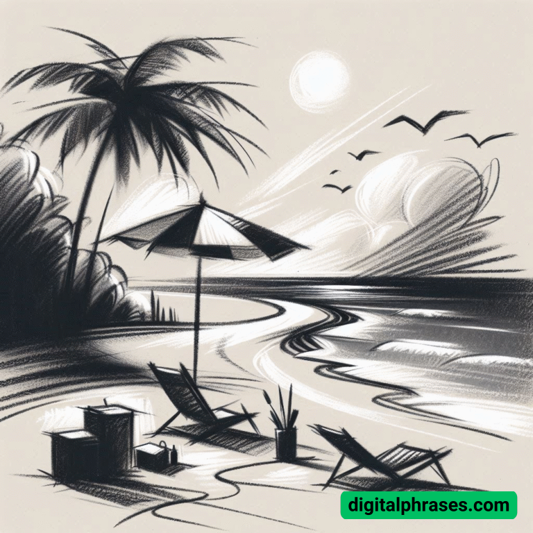 20 Beach Drawing Ideas