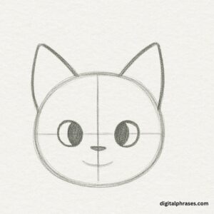 How To Draw a Cat Face