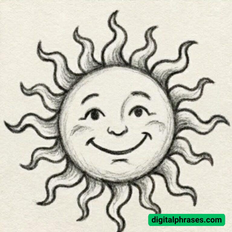 22 Sun Drawing Ideas