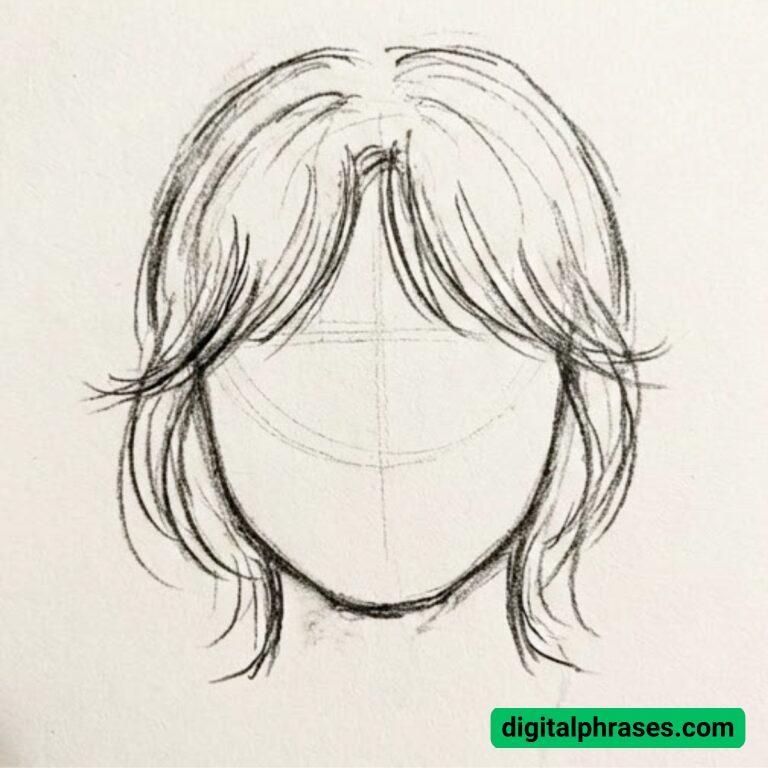 15 Bangs Drawing Ideas