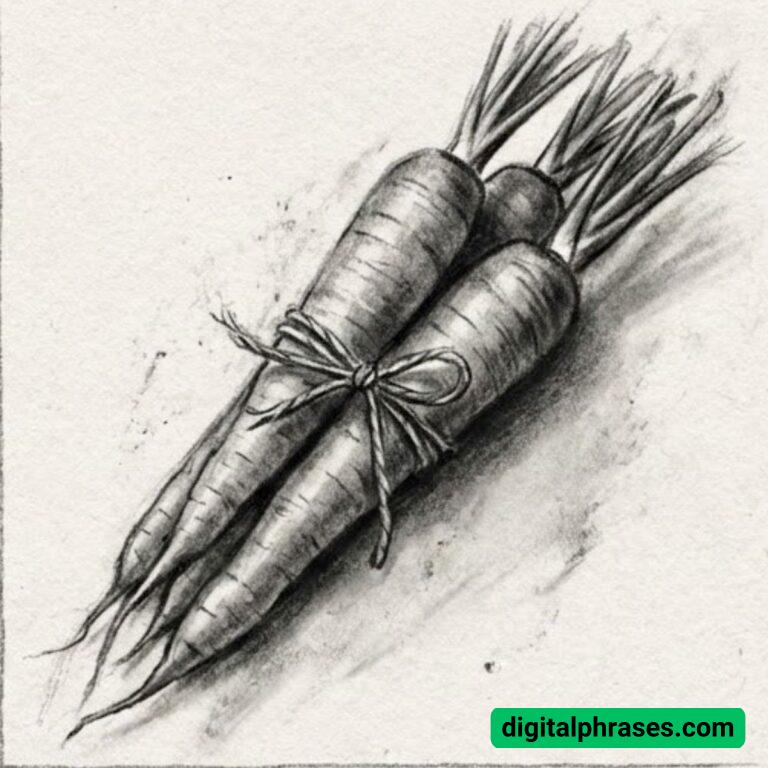 22 Carrot Drawing Ideas