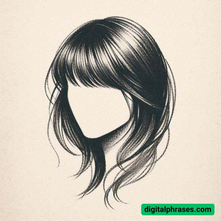 15 Bangs Drawing Ideas
