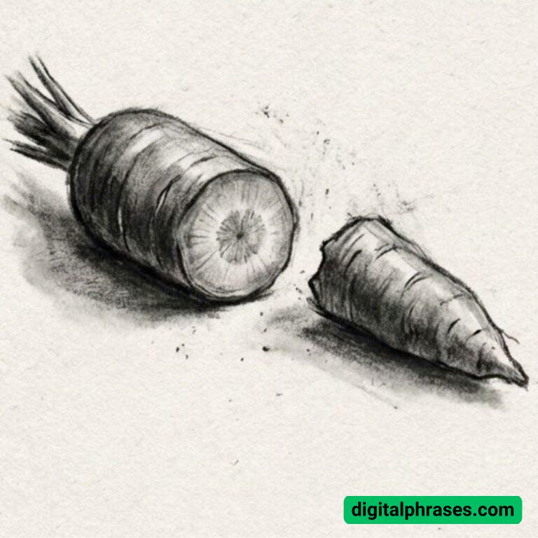 22 Carrot Drawing Ideas