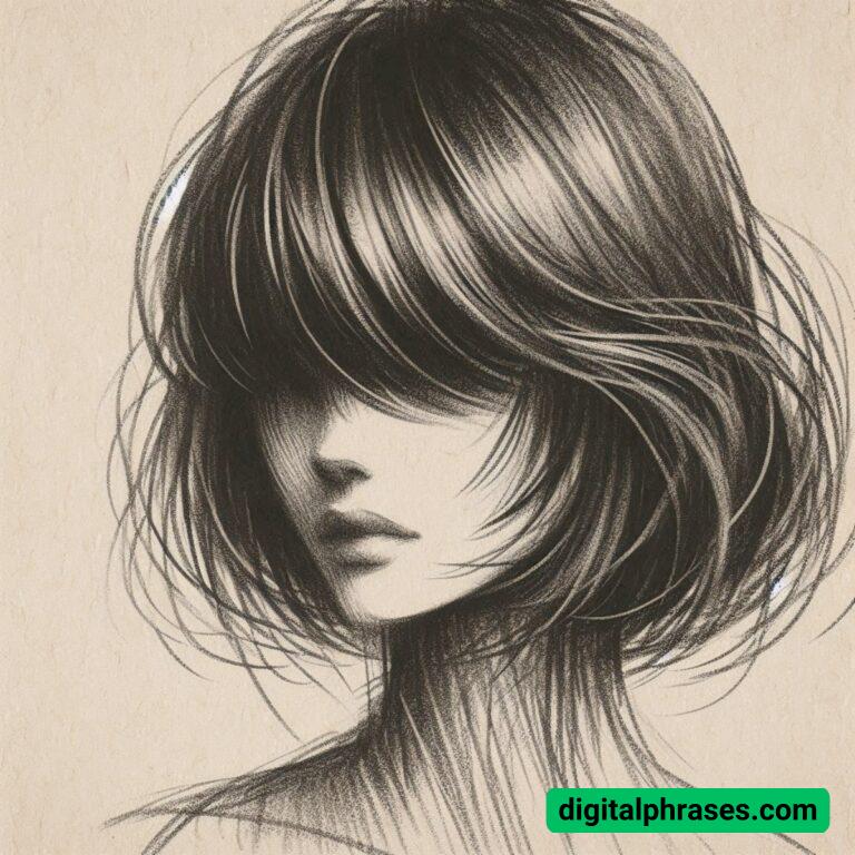15 Bangs Drawing Ideas