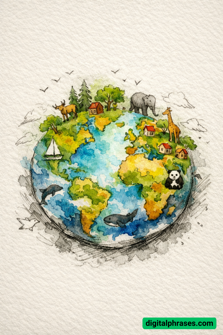 25 Earth Drawing Ideas