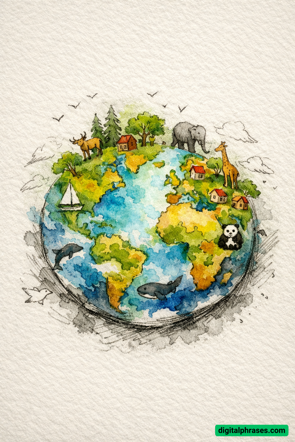 25 Earth Drawing Ideas
