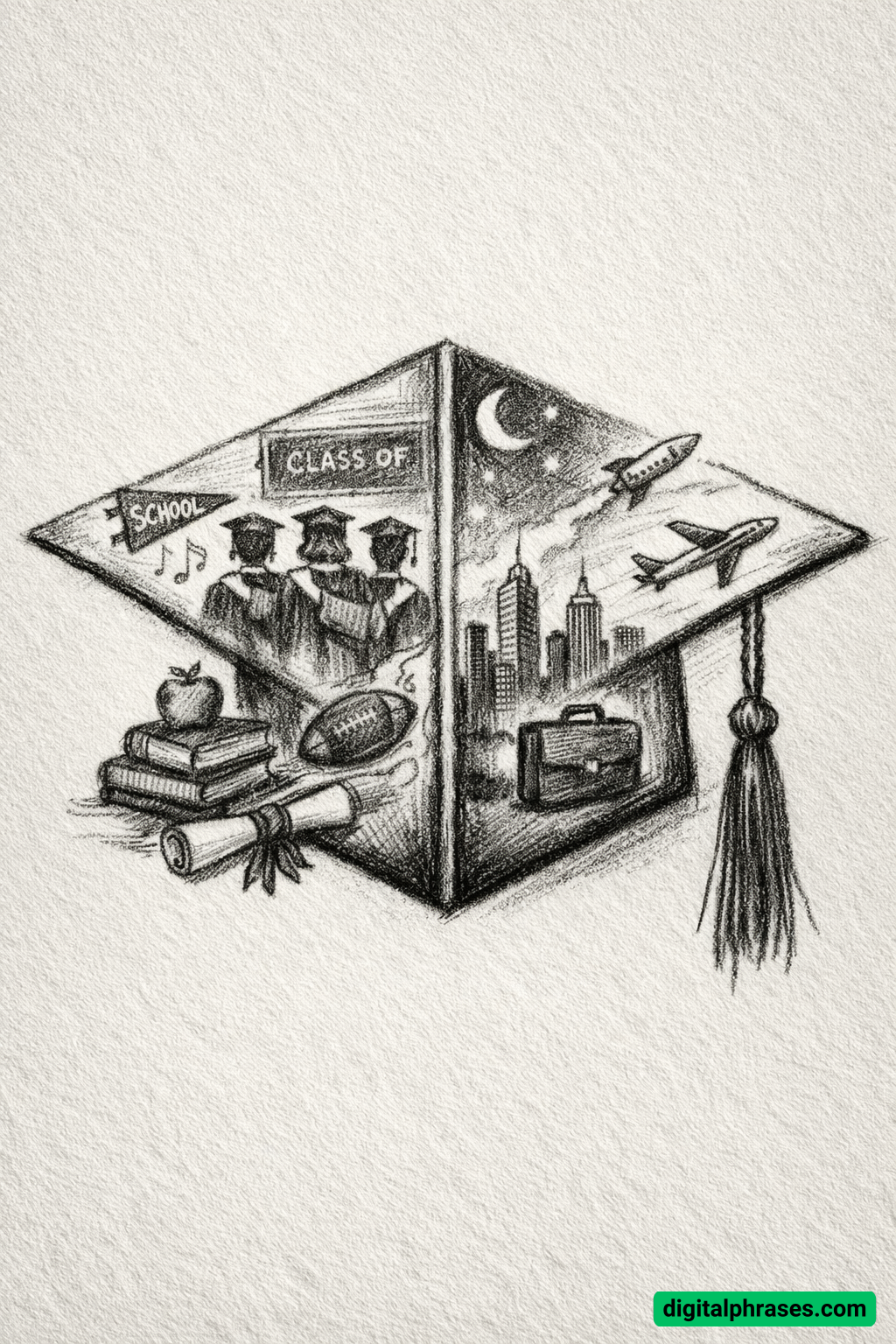 23 Graduation Cap Drawing Ideas