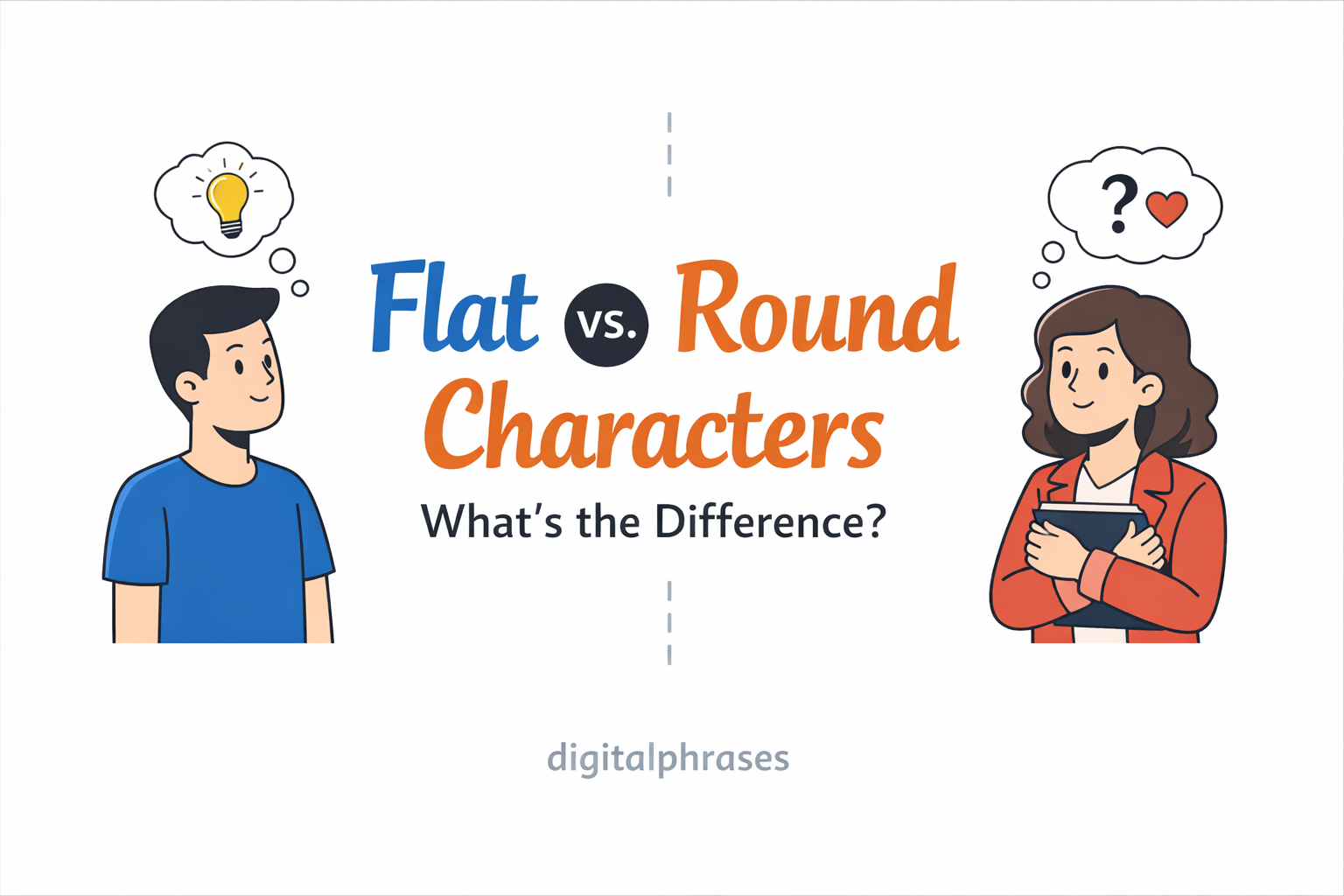 Flat vs. Round Characters What’s the Difference