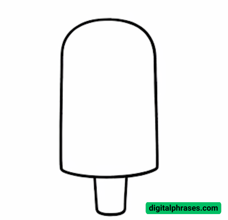 How To Draw a Popsicle